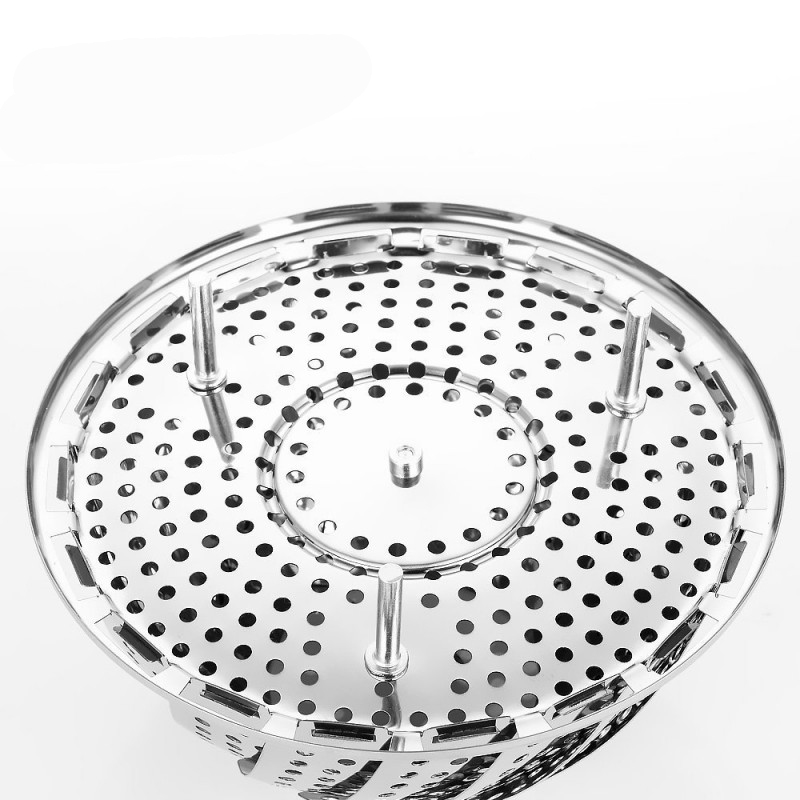 Stainless Steel Steamer Foldable Steamer Adjustable Folding Steamer